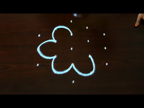 Small Creative Rangoli Design 🌸Srl Rangoli Design