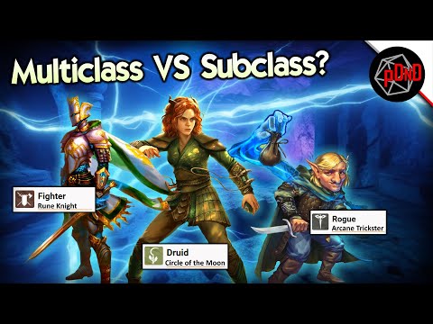 Do We Need Multiclassing?  Explore Arcane Trickster Rogue, Gloom Stalker Ranger,and Zealot Barbarian