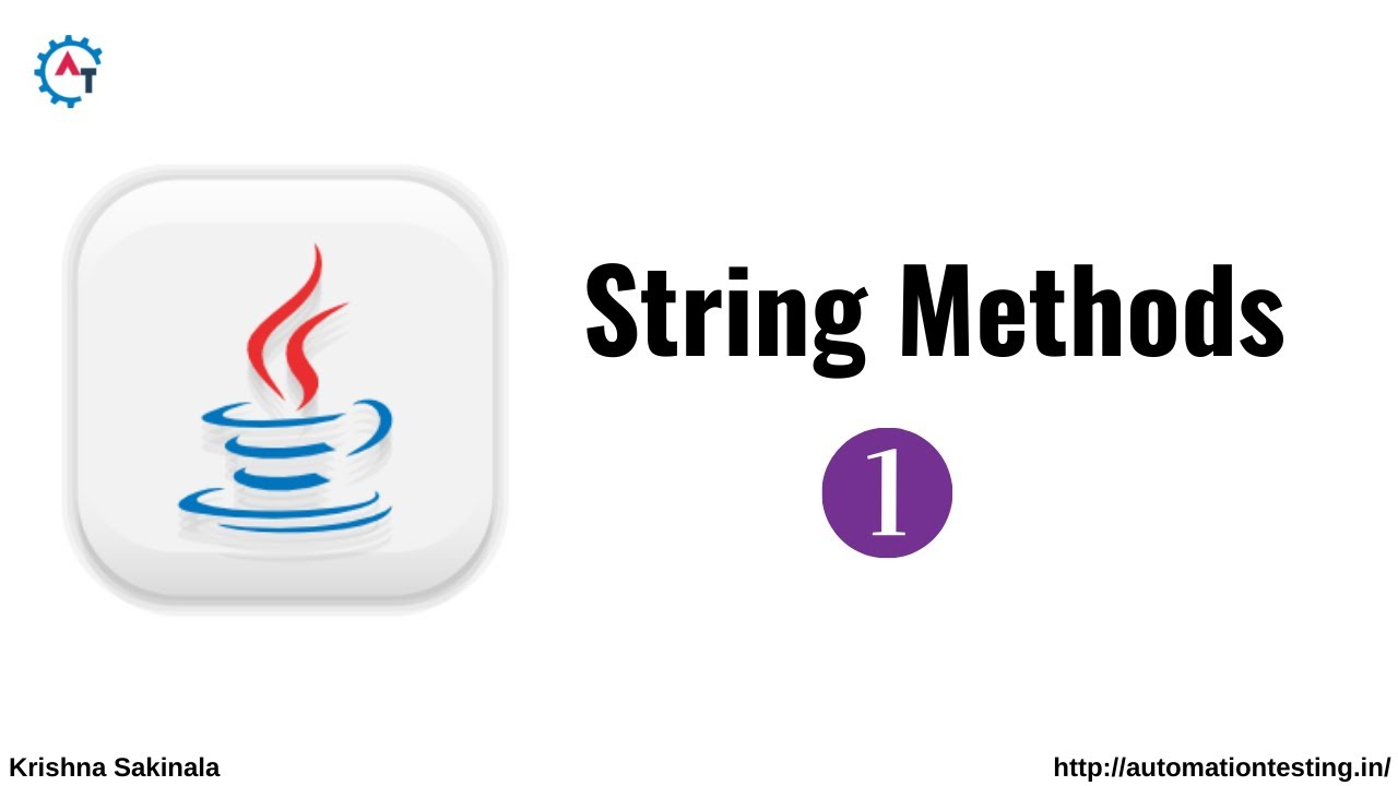 String Methods Part 1 | Java Tutorial For Beginners | String Class in Java | Java Strings