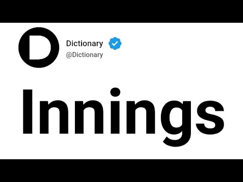 Innings Meaning In English