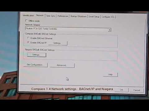 Compass 1.4 BACnet/IP and Niagara Settings Basic