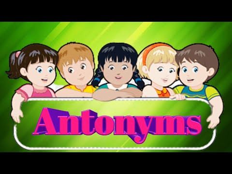 Antonyms for kids