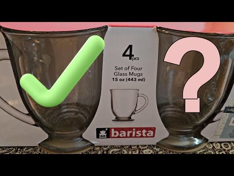 How are these Barista set of 4 glass mugs? Review here!