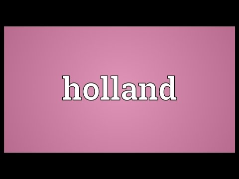 Holland Meaning