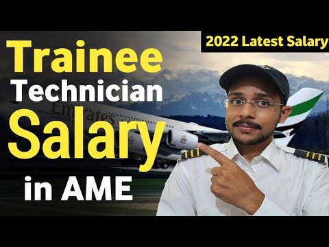 Trainee Technician Salary in Aircraft Maintenance after 6 months experience in india🔥