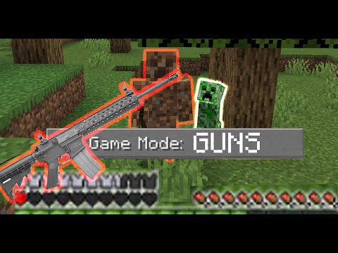 How To Use GUNS In MInecraft...