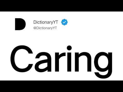 Caring Meaning in English