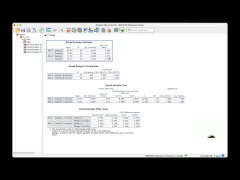 Parametric Test to Compare 2 dependent Variables using SPSS