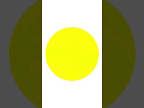 Yellow Circle White Background Left To Right #shorts