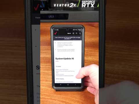 Verizon S22 Ultra System Update