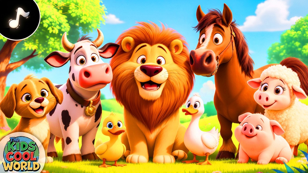 Animal Song | The Sounds of the Animals (FUN Kids Song!)
