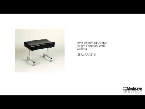 Days Cardiff Adjustable Height Footstool With Castors AA4216
