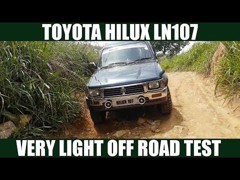 Testing 4WD of the Hilux LN107