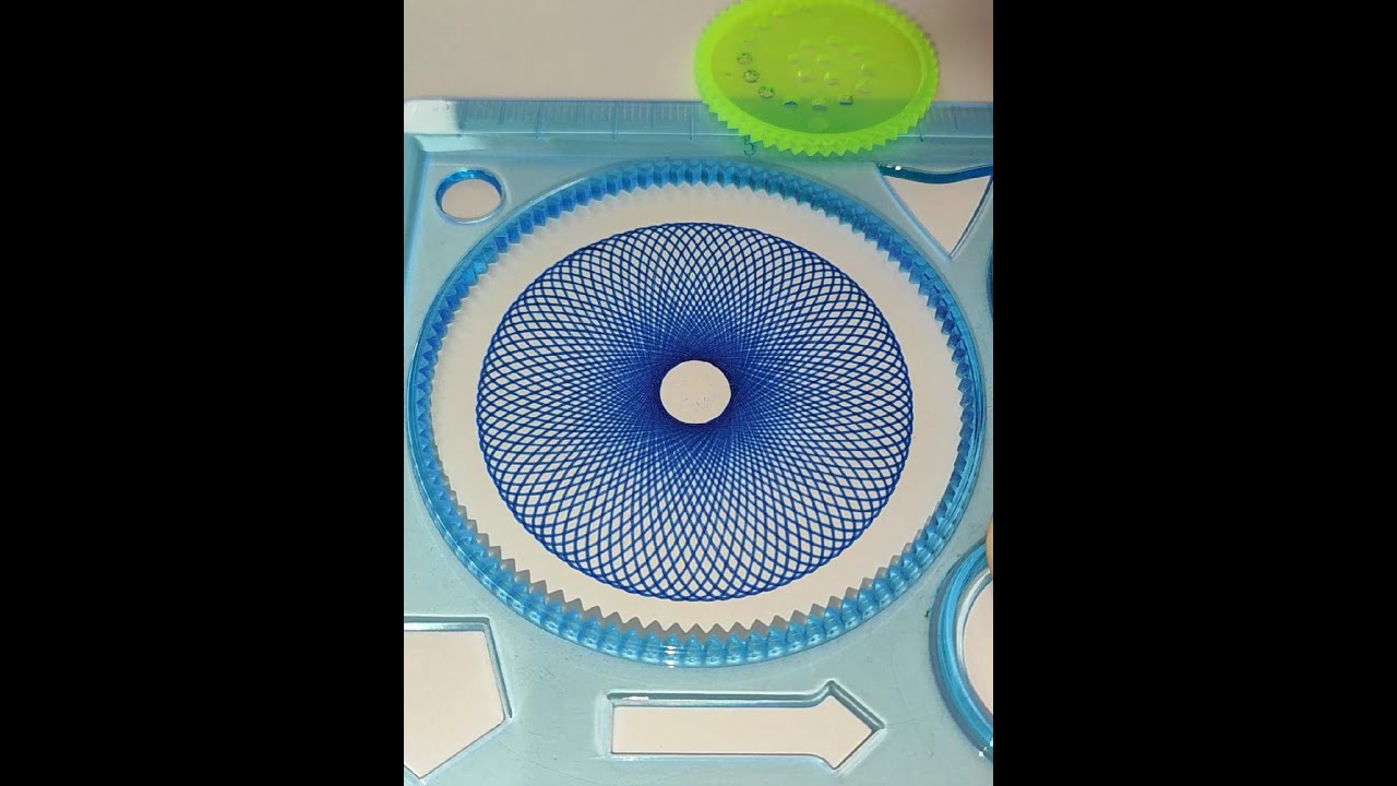 What does this pattern resemble??? Magic Ruler Small ruler, big wisdom #2024 #shorts #Spirograph
