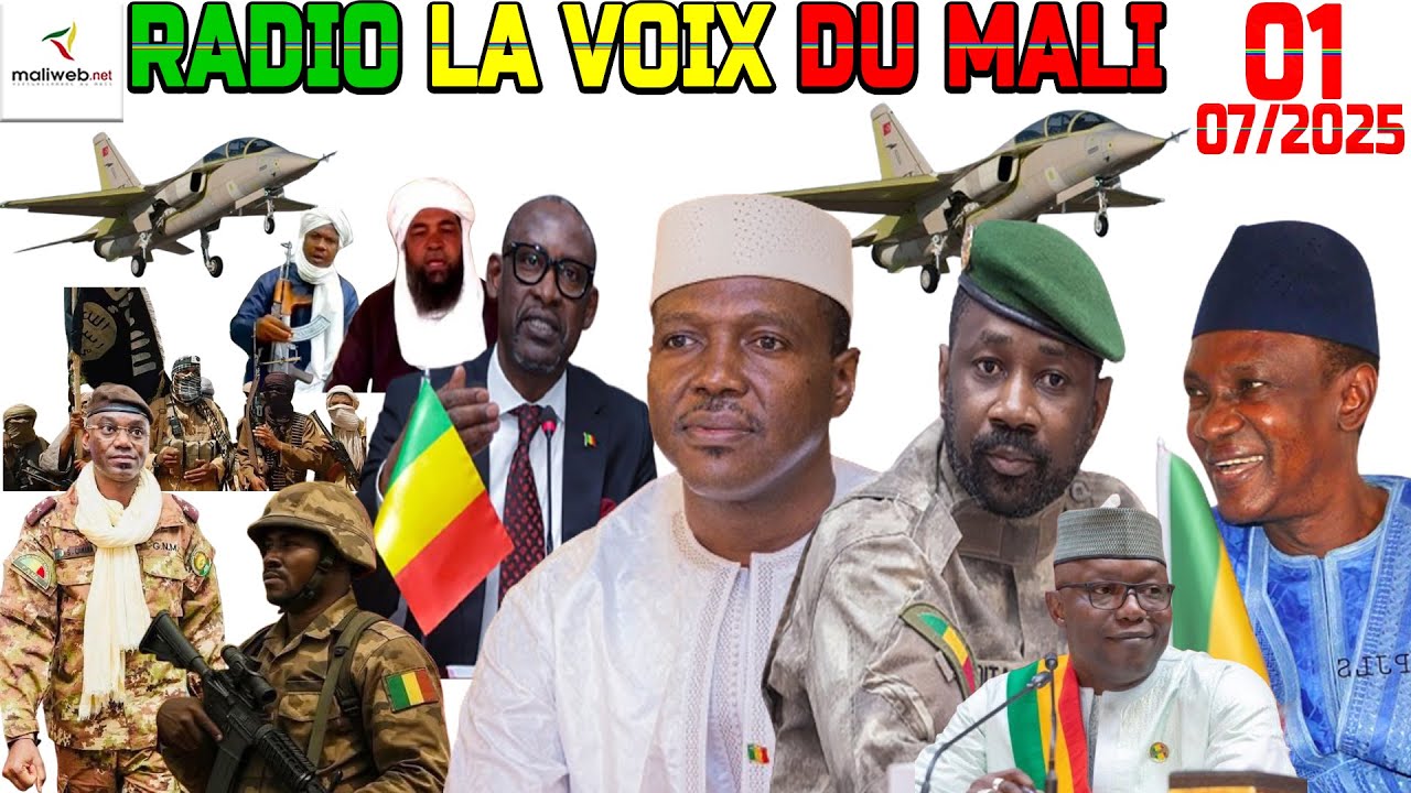 La Revue de Presse de la RADIO LA VOIX DU MALI du 01 Juillet 2025 ...