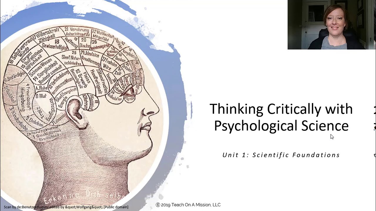 Thinking Critically with Psychological Science flipped video for AP Psychology by Christine Lee
