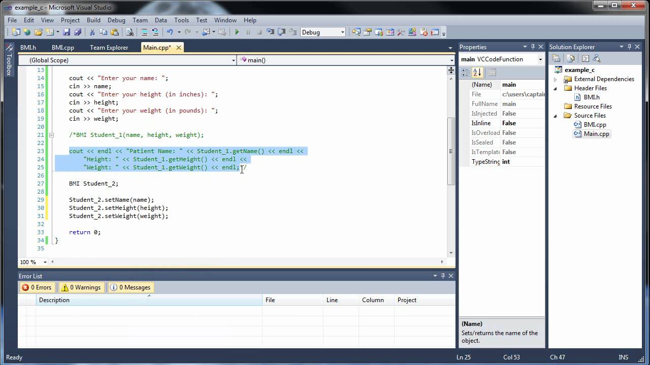 C++ Tutorial 20-2 - Classes and Object-Oriented Programming (Part 2)