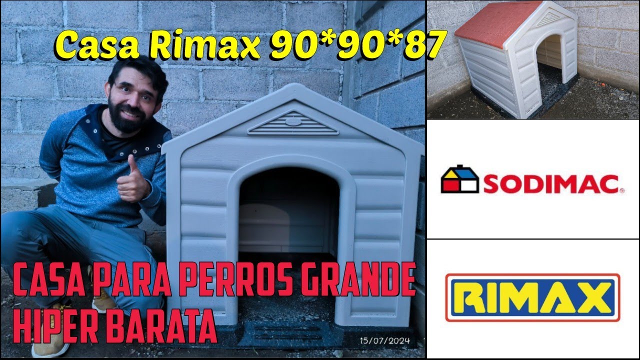 Casa Para Perros RIMAX Barata Por Sodimac - Unboxing y Ensamble