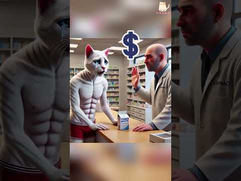 Poor cat father has no money to buy food for 10 kittens!? ???? Sad Cat Story #cat #catlovers