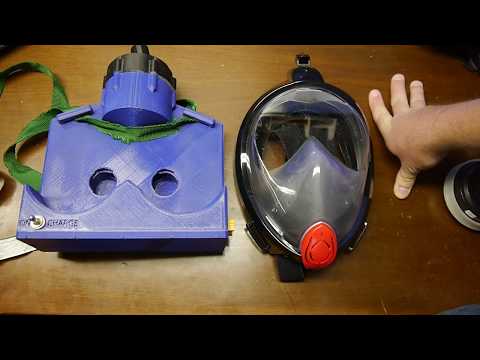 Snorkel Mask Respirator Hack by Just_Josh_rfpom - Thingiverse