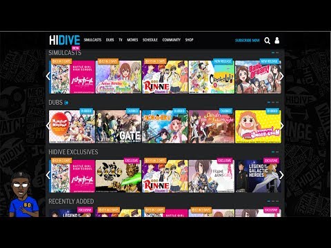 Review:HIDIVE Anime Streaming Website from Sentai Filmworks