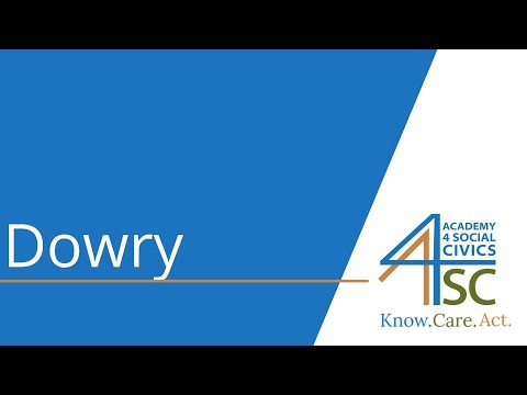 Dowry: The Price of Being a Woman - Gender Equality Series | Academy 4 Social Change