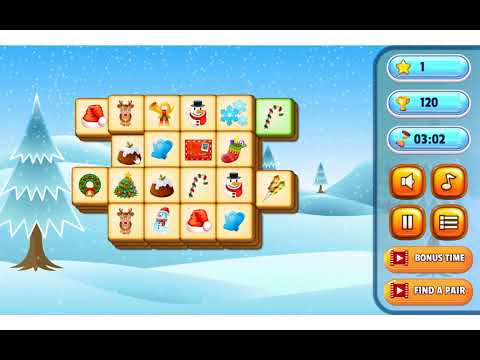 Mahjong Tiles Christmas | Walkthrough CrazyGames online