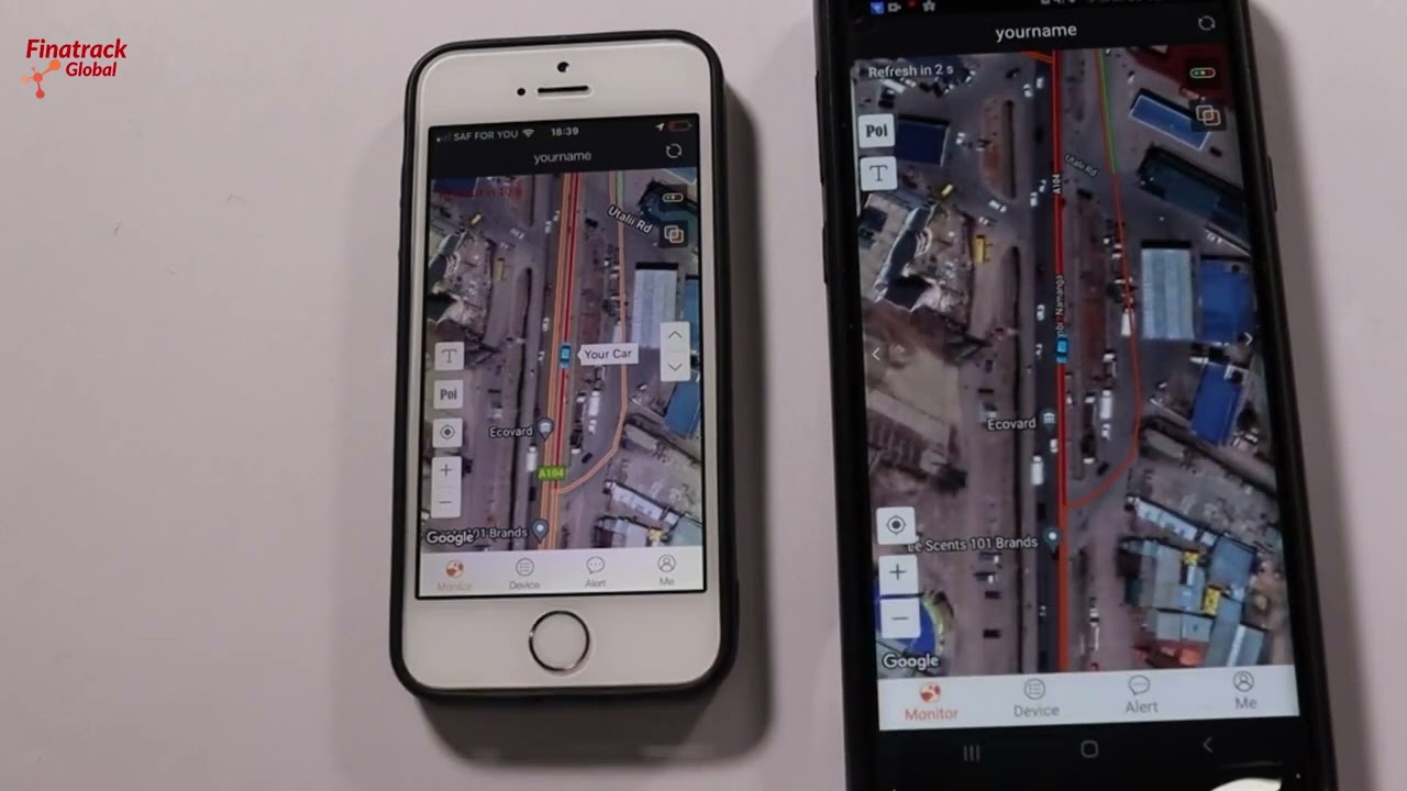 Monitoring Your Vehicle Location with Your Car Tracking App (Android VS Iphone)
