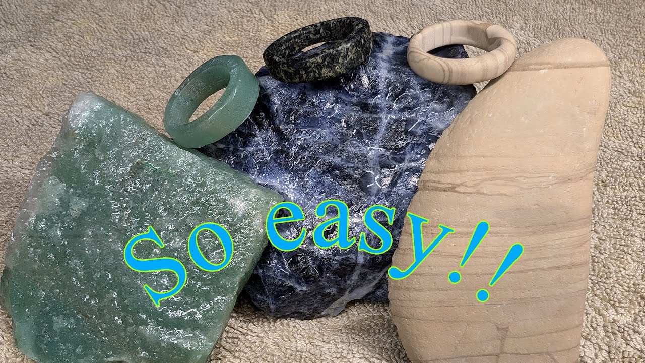 Making rings from rocks the quick and EASY way!