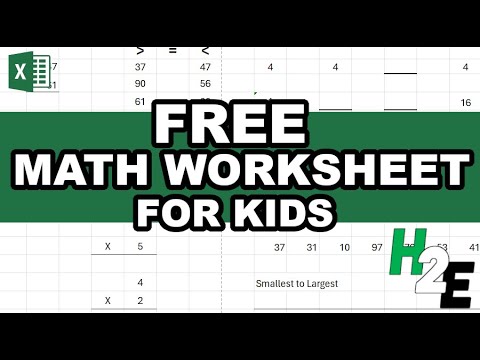 Free Math Worksheet for Elementary School