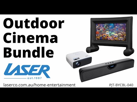 Experience the Ultimate Outdoor Cinema with Laser! 🍿🎥 #BackyardEntertainment