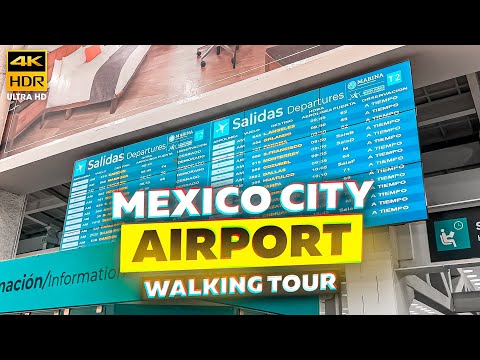 How Easy Is It to Get Around Mexico City International Airport? Walking Tour of T2 at CDMX Airport
