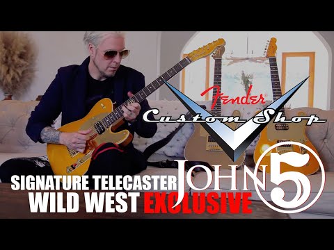 John 5 Plays Fender Custom Shop Wild West Exclusive John 5 Signature Telecaster 2022