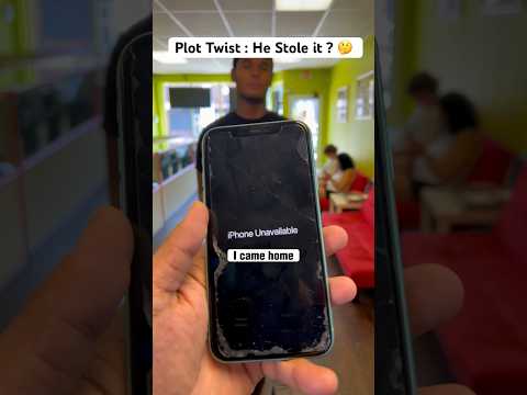 Plot Twist : He Stole This iPhone ???? #shorts