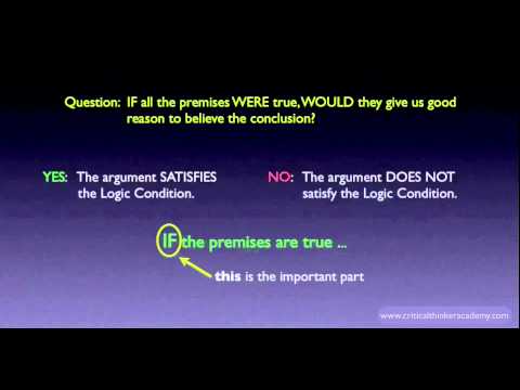 What is a Good Argument?: The Logic Condition