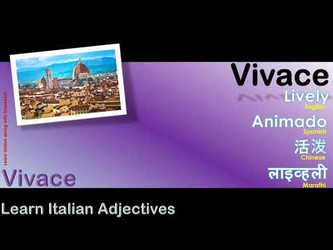 Vivace - How to Pronounce Vivace in Italian with English meaning as Lively?