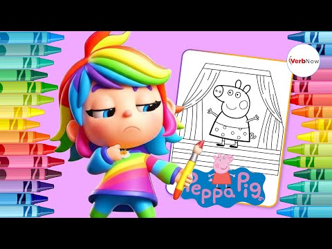 Watching Peppa Pig Coloring Pages Come To Life | Fun and Easy For Kids