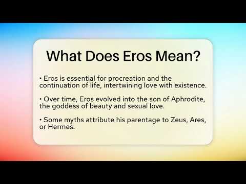 What Does Eros Mean? - Exploring Ancient Myths