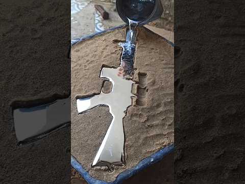 The M16 is made of lead metal