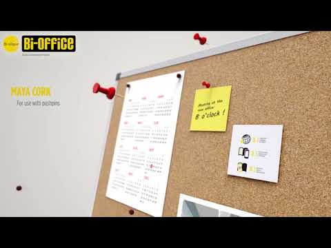 Bi-Office Cork Boards Aluminium Frame