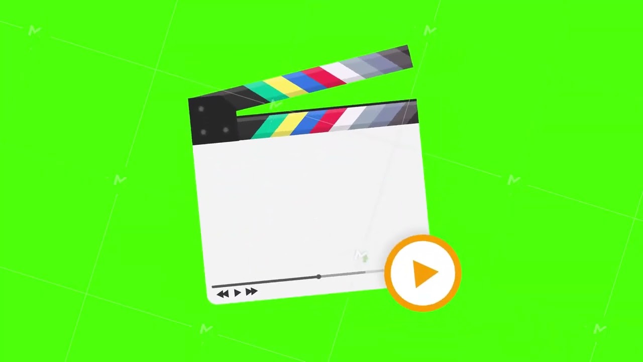 Free Webinar Icon, flat design style with red play button. Motion graphics.