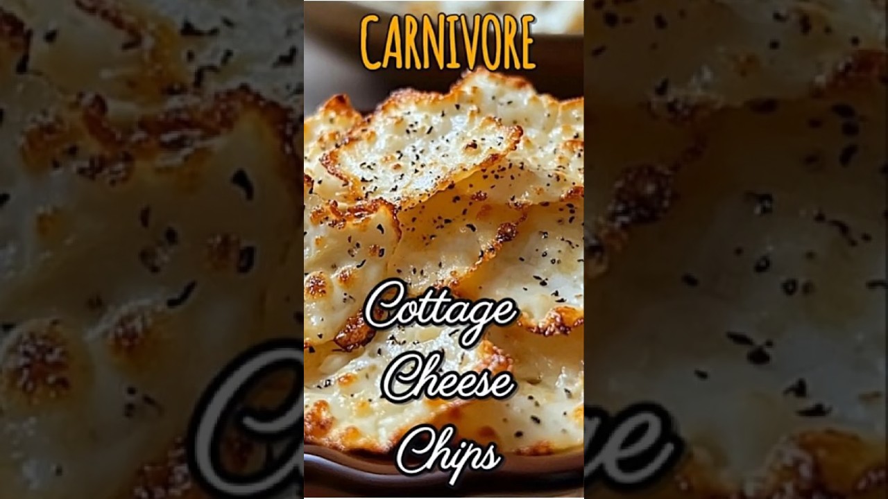 Carnivore Crispified Cottage Cheese Chips 🥩🧀 | #CarnivoreDiet #Carnivore #Ketovore #snack