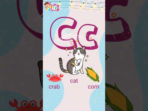 Words that start with letter Cc | Building Vocabulary Words for Kids | Letter C #shorts #shortsvideo