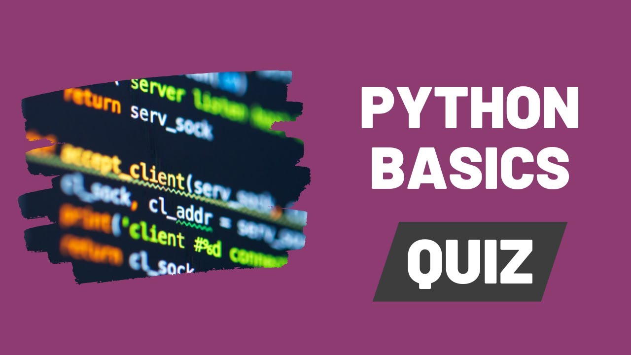 🐍💻  Python Basics Quiz - Test Your Python Knowledge
