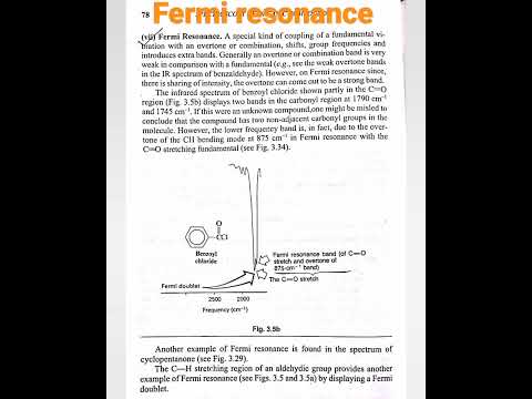 Fermi Resonance ( Organic Spectroscopy)