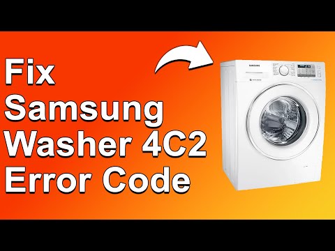 How To Fix Samsung Washer 4C2 Error Code (Water Temperature Issue - The Causes And Solution)