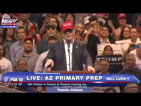 FNN: Arizona Primary Prep - Bill Clinton Live in Arizona