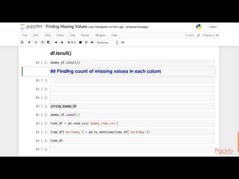 Learn Exploratory Data Analysis with Pandas and Python 3 x Finding Missing Values|packtpub com ...