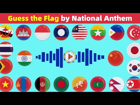 Guess The Country Flag by Sound | Southeast Asia & Nearby Countries