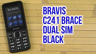 Bravis C241 Brace Dual Sim Black купити в інтернет-магазині: ціни на мобільний телефон C241 ...